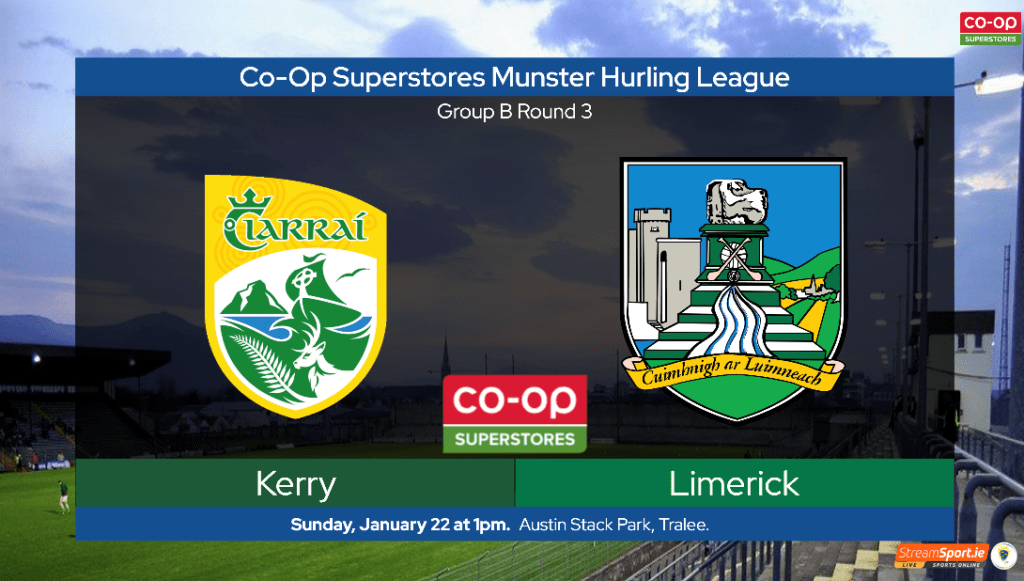 Limerick Senior hurling team and match panel v Kerry will be announced ...