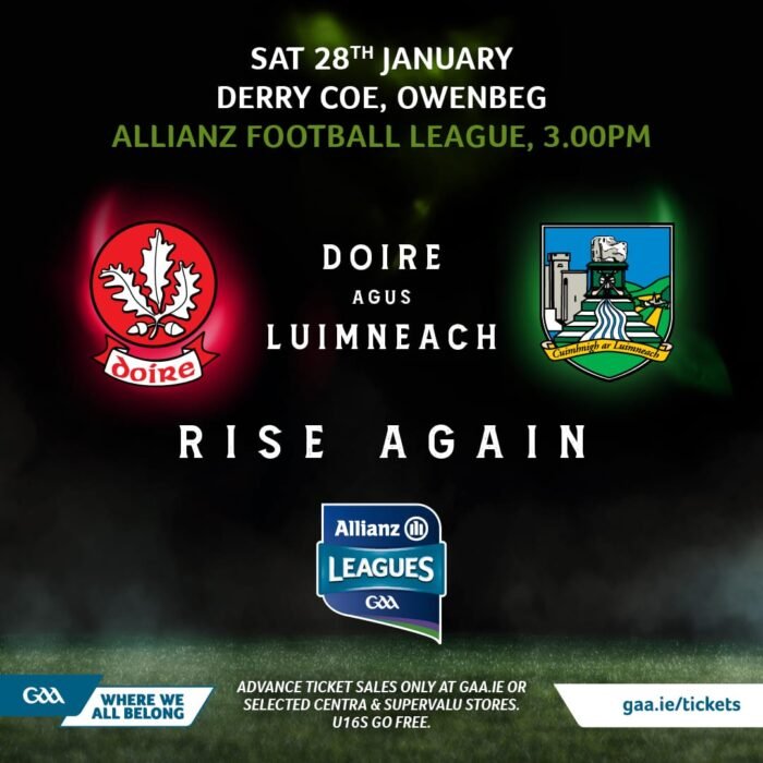 Limerick Senior Football Team v Derry in Allianz Football League Round ...