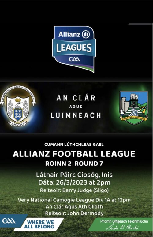 What a weekend of games for Limerick GAA: 2 Up one to Go: Our Senior ...