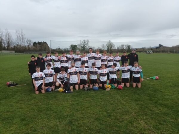 Ardscoil Ris U15 Hurling team and match panel who defeated Scoil Mhuire ...