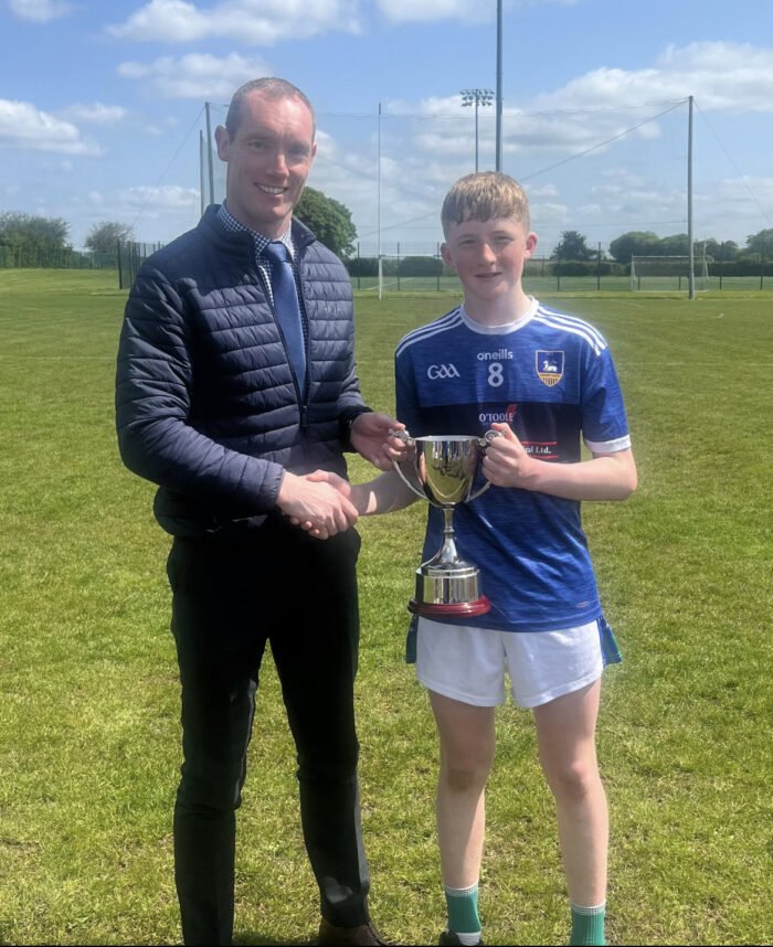 Limerick Post Primary Schools chairman Garrett Noonan presenting the ...