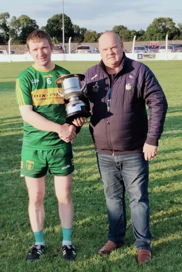 Wayne Fitzgerald, Chairperson Limerick Football Committee presents the ...