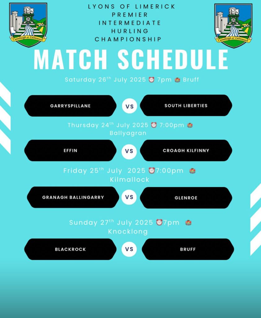 This Thursday evening the opening round of the 2025 Lyons of Limerick ...