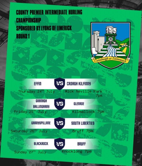 This evening the round 1 of the 2025 Lyons of Limerick Premier ...