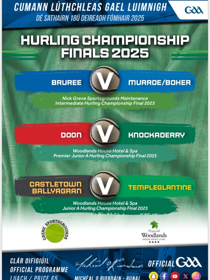 Limerick GAA Club Championship Saturday Fixtures: | Limerick GAA ...