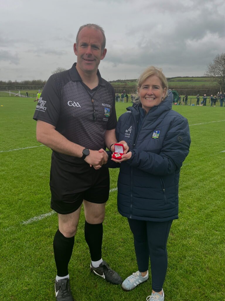 Congratulations to Referee Johnny Murphy who refereed the Nick Grene ...