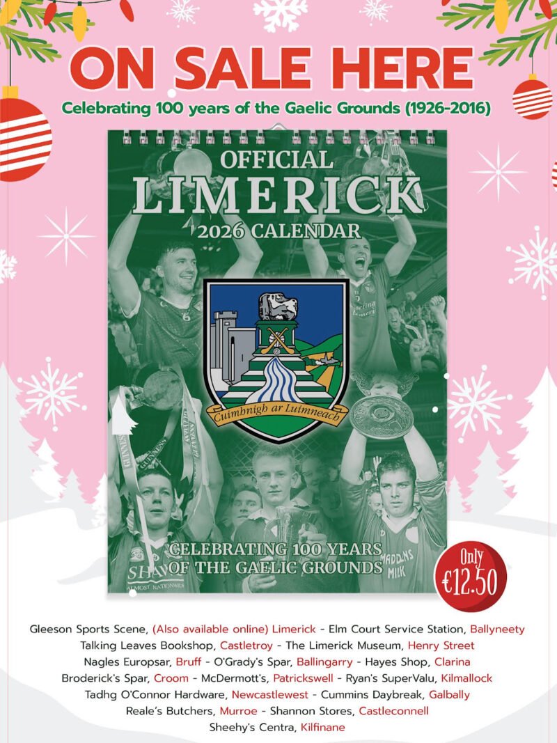 The Official Limerick 2026 Calendar is SELLING FAST! | Limerick GAA ...